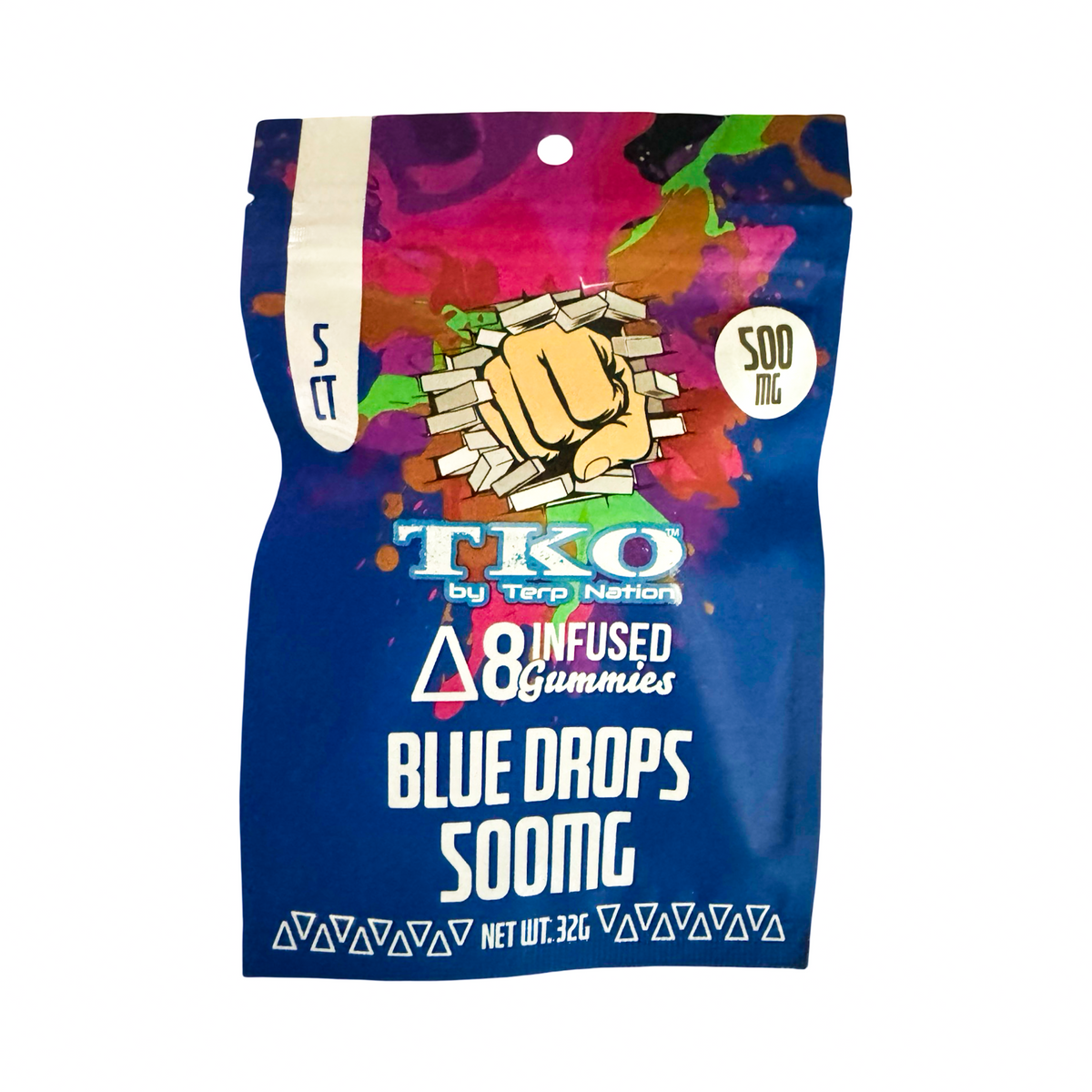 Delta 8 THC Blue Drop Gummies - Delicious, Euphoric & Very Relaxing